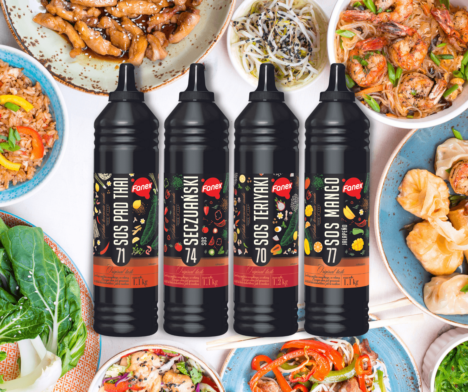 Orientalna rewolucja – cztery nowe sosy Fanex | Fanex